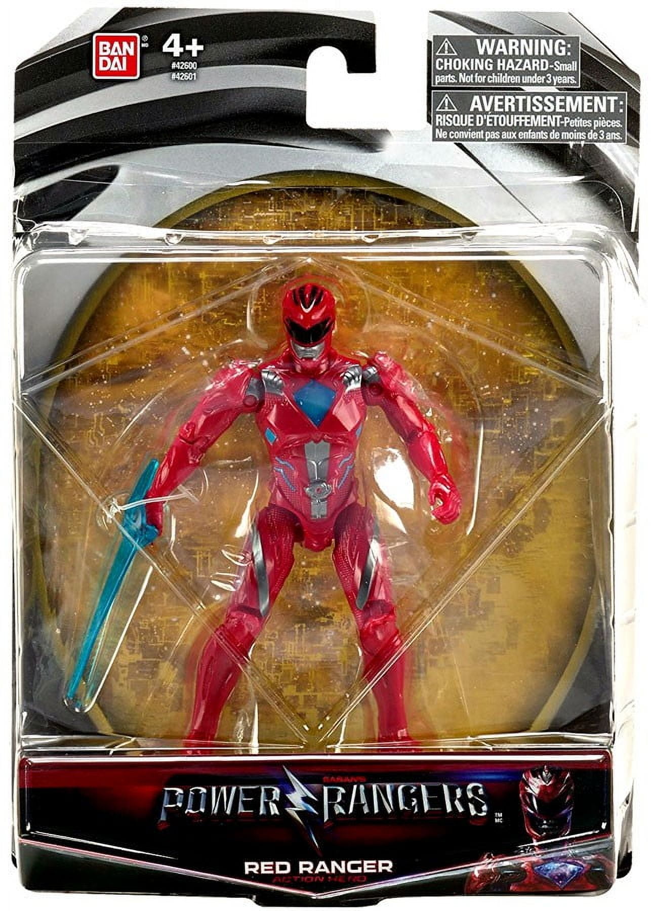 Mighty Morphin Power Rangers Movie 5" Red Ranger Action Hero Toy ...