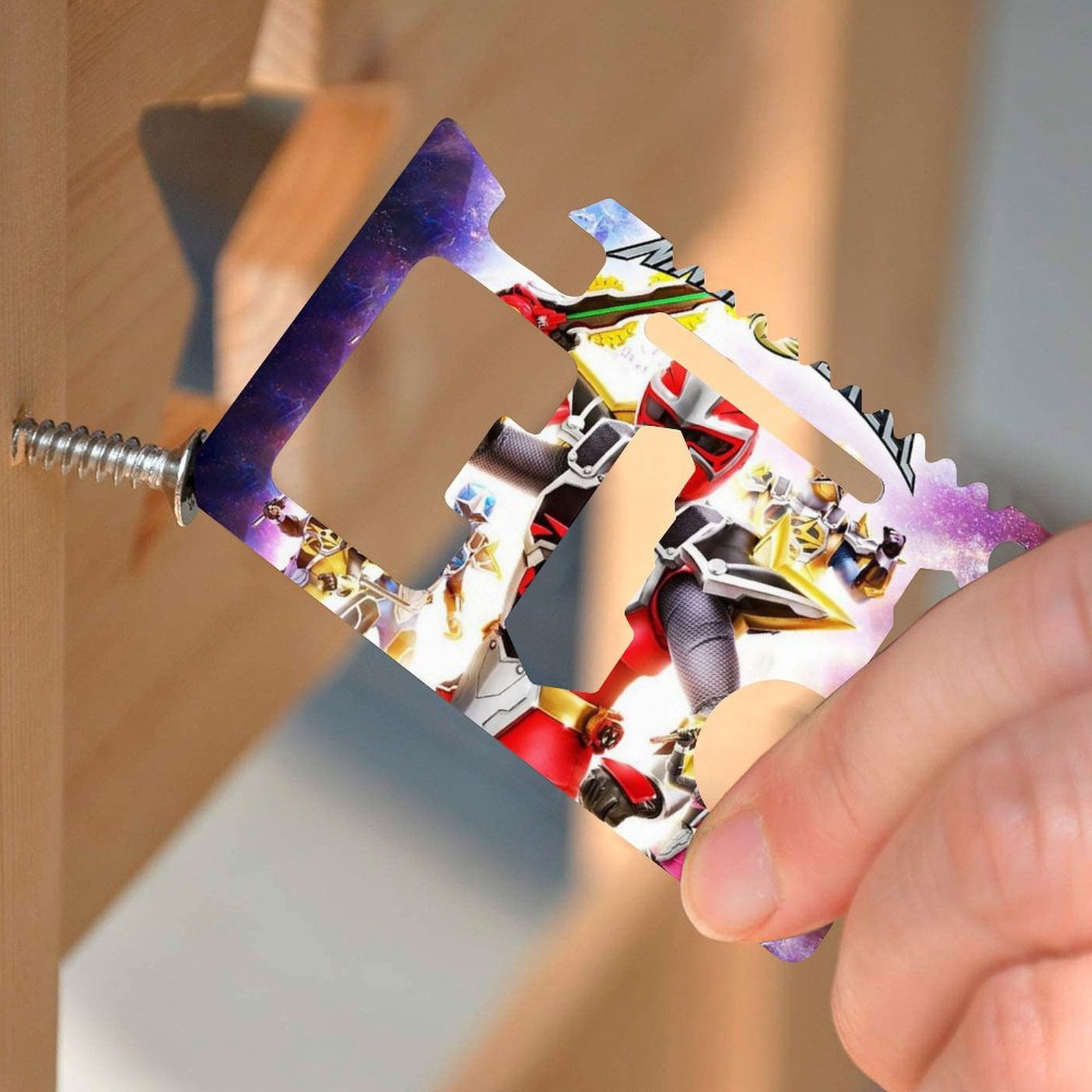 Power Rangers Multitool Credit Card Sized Pocket Tool, 11-in-1 Wallet ...