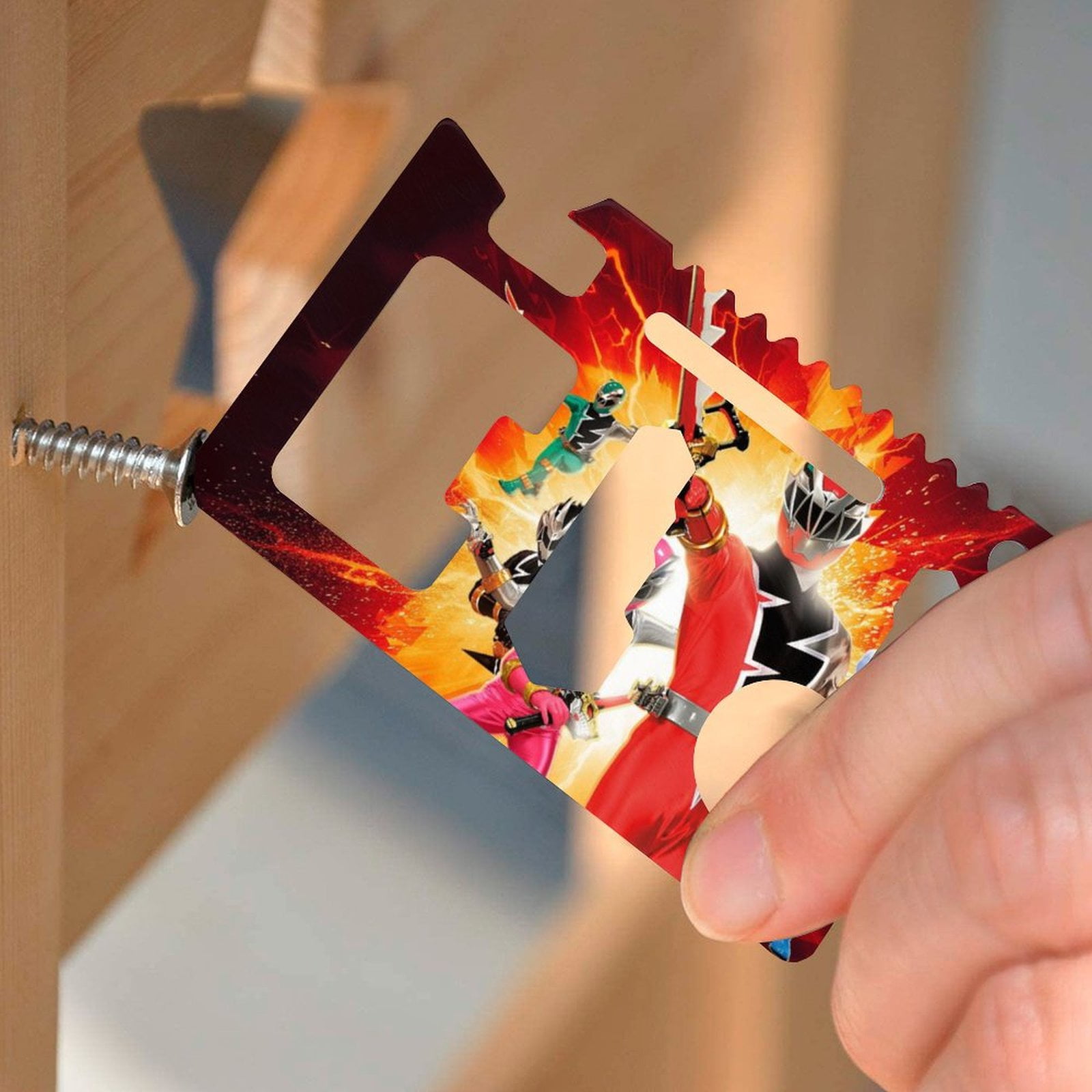 Power Rangers Multitool Credit Card Sized Pocket Tool, 11-in-1 Wallet ...