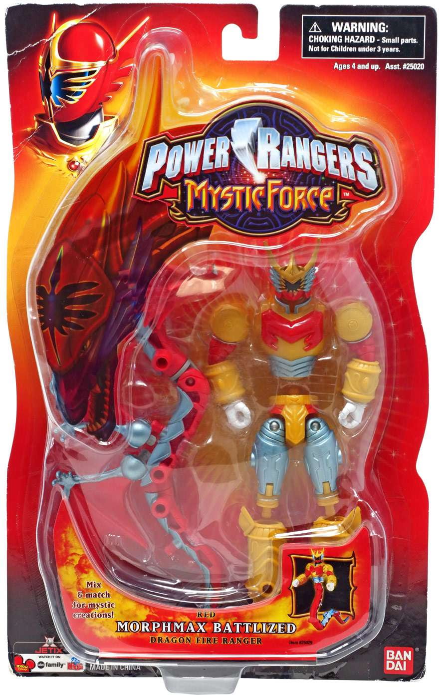 Power Rangers Mystic Force Red Morphmax Battlized Dragon Fire Ranger ...