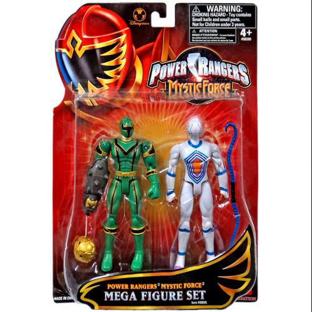 Power Rangers Mystic Force Red Ranger and Black Triptoid Action Figure ...
