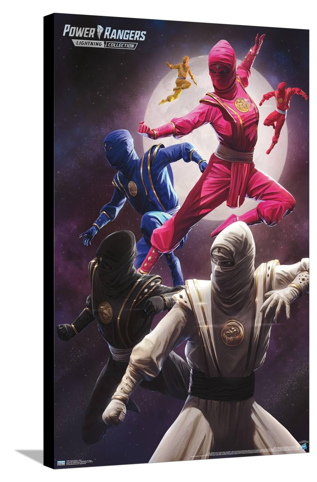 Power Rangers - Ninja Canvas Wall Poster, 22.375" x 34" - Walmart.com
