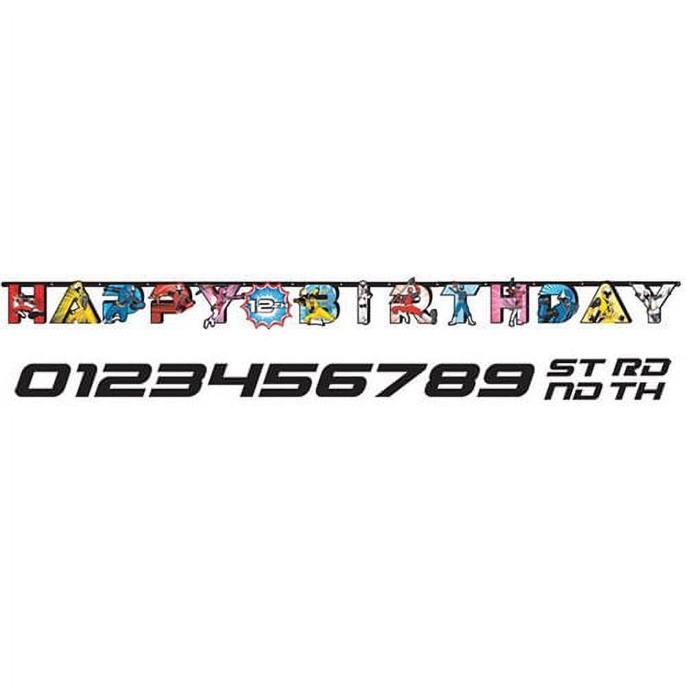 Power Rangers 'Ninja Steel' Jumbo Letter Banner Kit (1ct) - Walmart.com