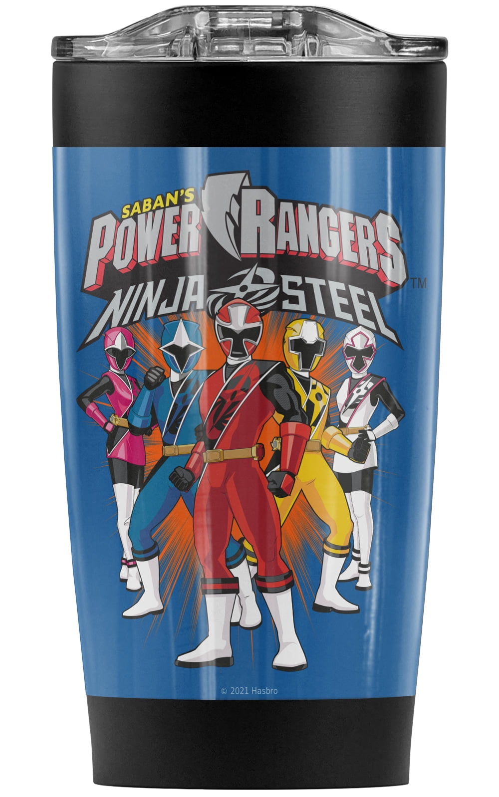 Power Rangers Ninja Steel/Team Lineup Stainless Steel Tumbler 20 oz ...