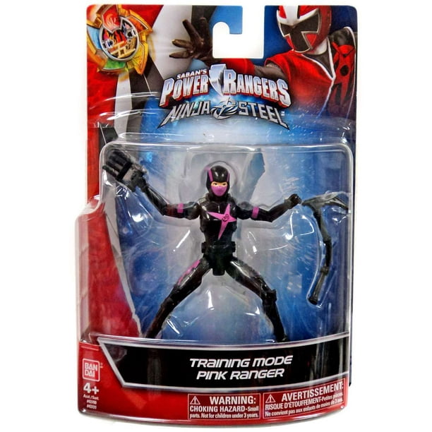 Power Rangers Ninja Steel Training Mode Pink Ranger Action Figure ...