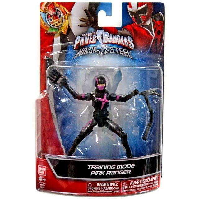 Power Rangers Ninja Steel Training Mode Pink Ranger Action Figure ...
