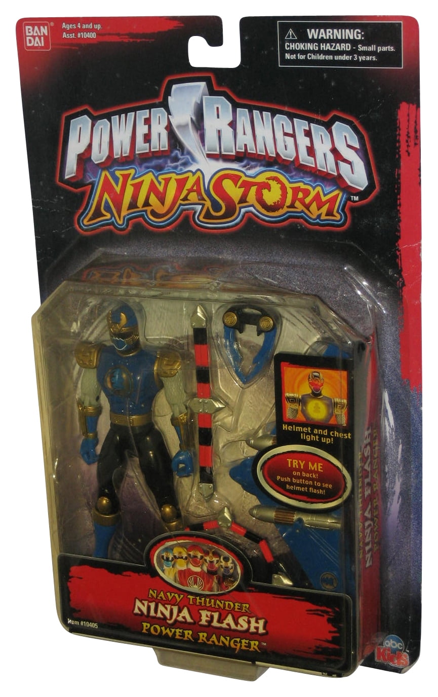 Power Rangers Ninja Storm Navy Thunder Ranger