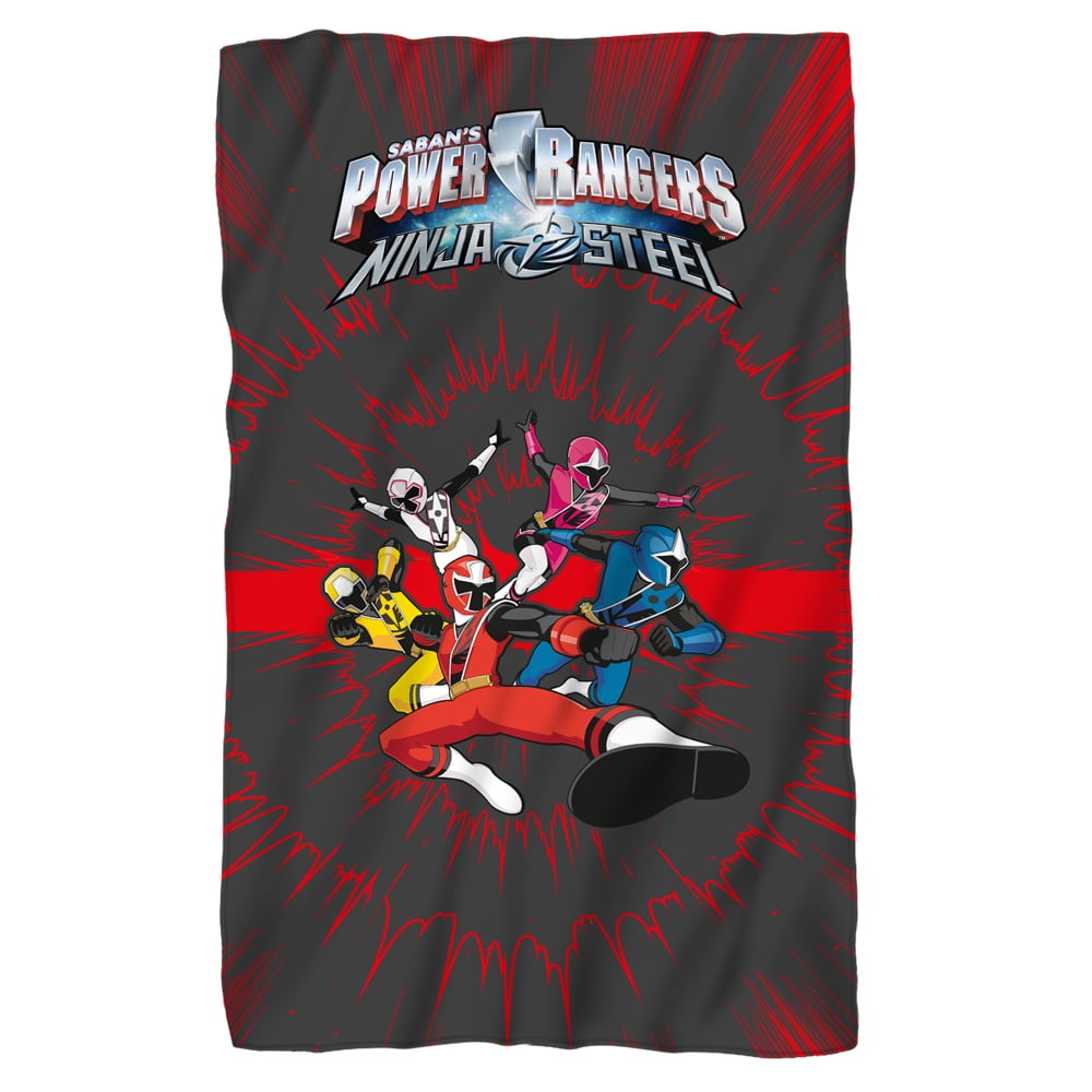 Power Rangers Ninja Team Fleece Blanket - Walmart.com
