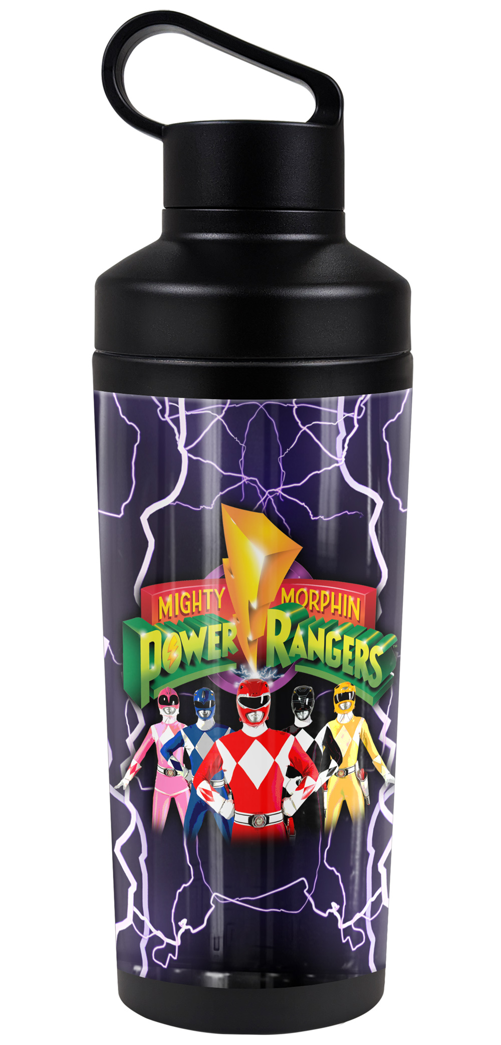 Power Rangers Official Lighting Rangers 18 oz Insulated Water Bottle ...