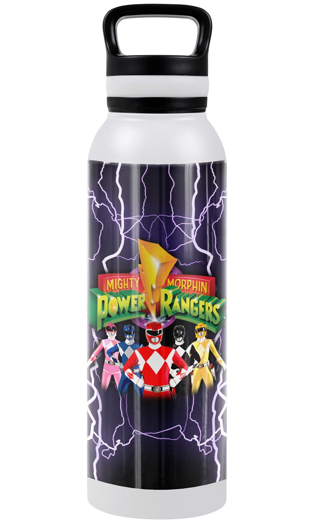 Power Rangers Official Lighting Rangers 24 oz Insulated Canteen Water ...