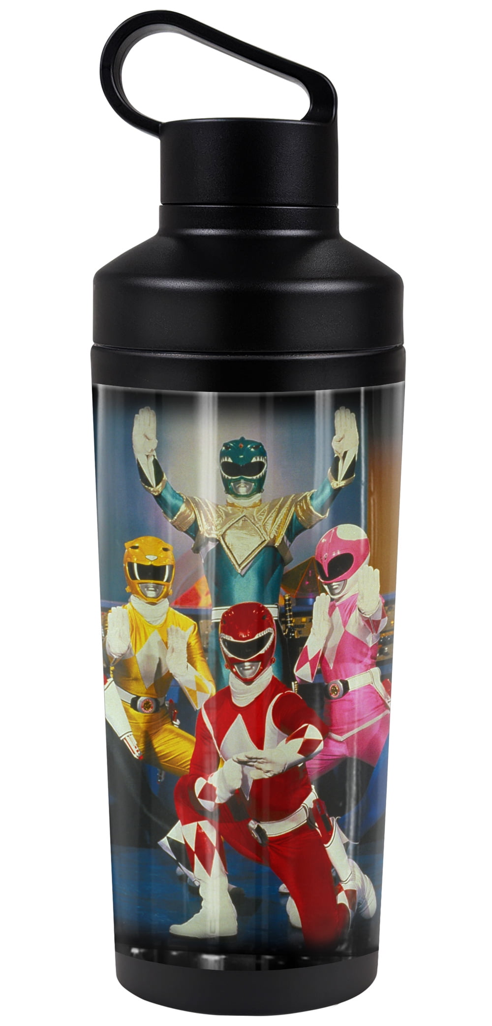 Power Rangers Official Stance 18 oz Insulated Water Bottle, Leak ...