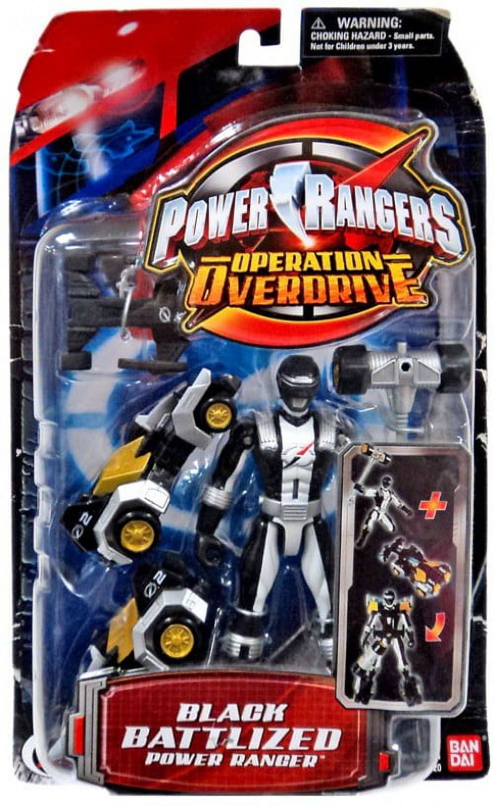 Power Rangers Operation Overdrive Black Battlized Power Ranger Action ...