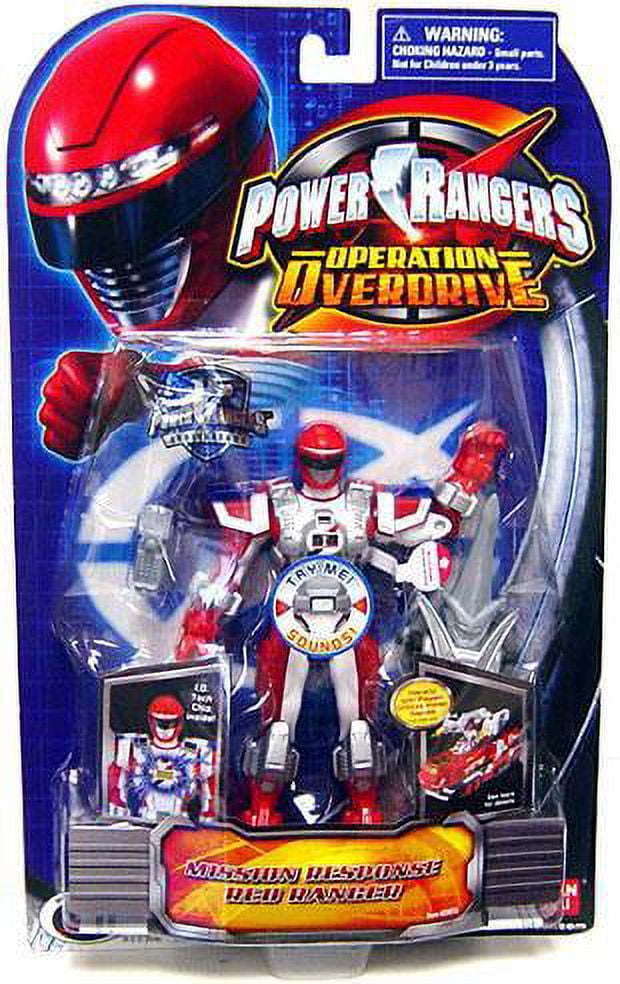 Power Rangers Operation Overdrive Mission Response Red Ranger Action ...