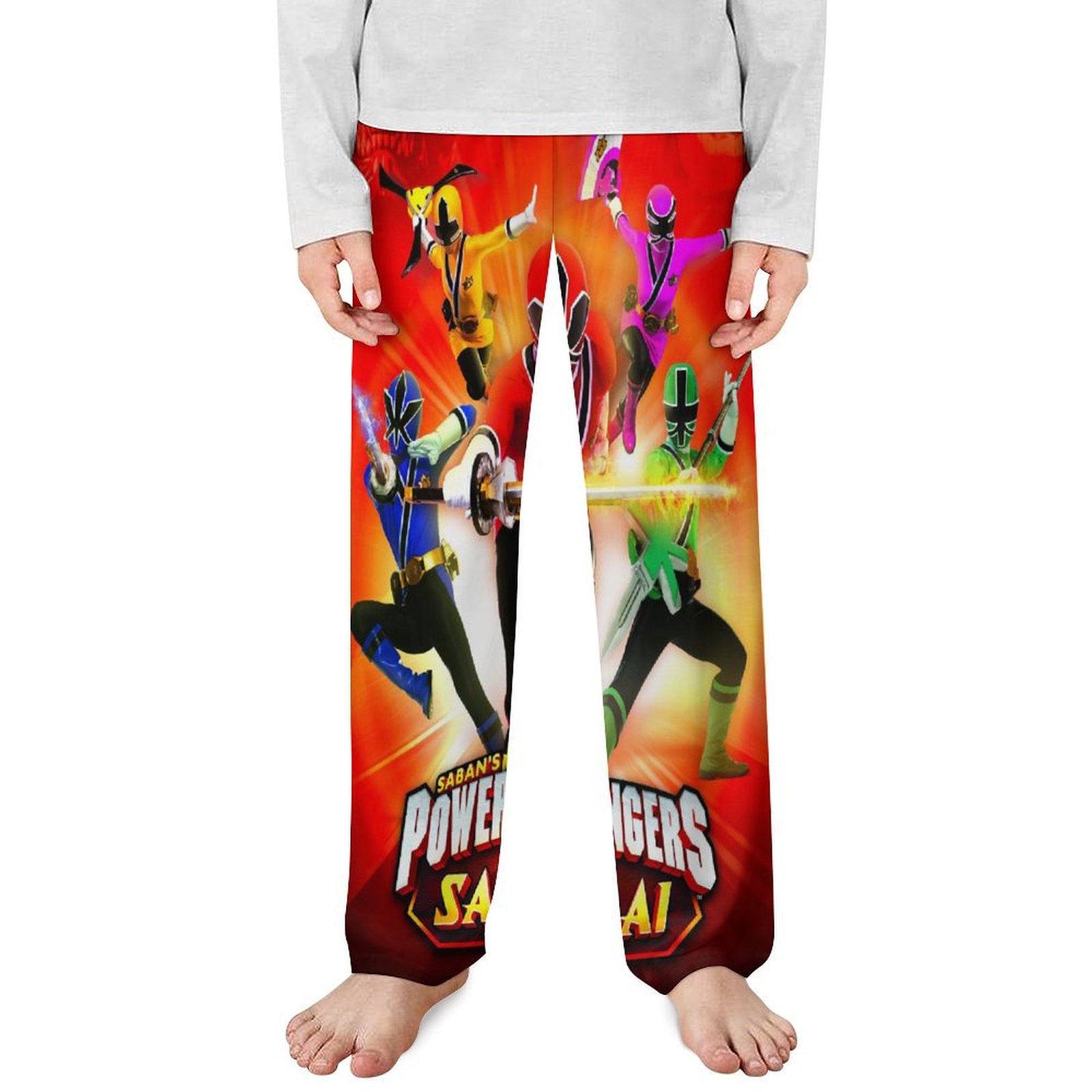 Power Rangers Pajama Pants for Kids Long Sleep Plaid Pants Soft Lounge ...