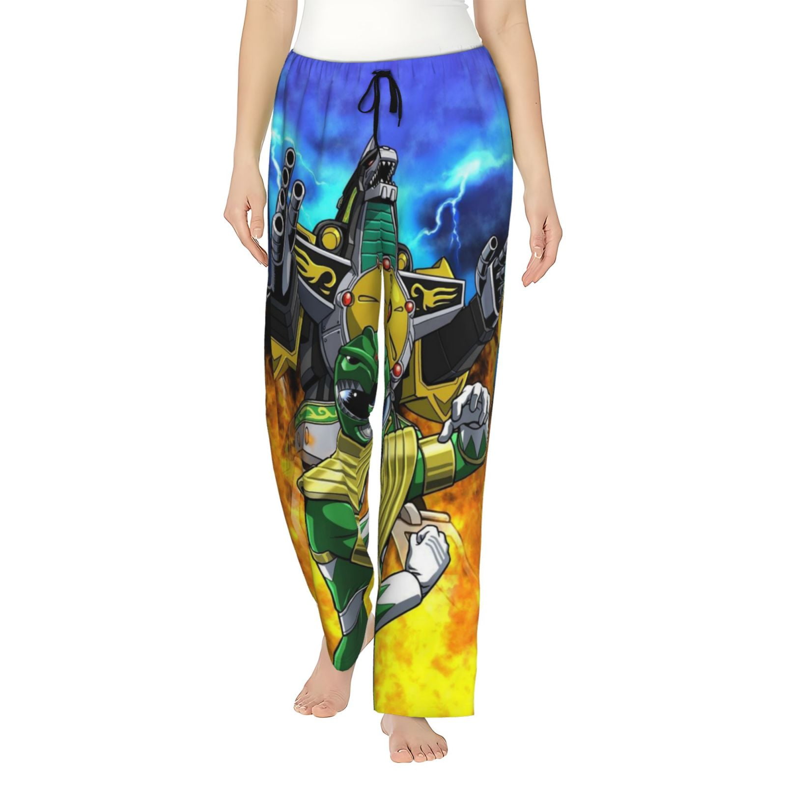 Power Rangers Pajama Pants for Women Cartoon Pajama Pants All Over ...