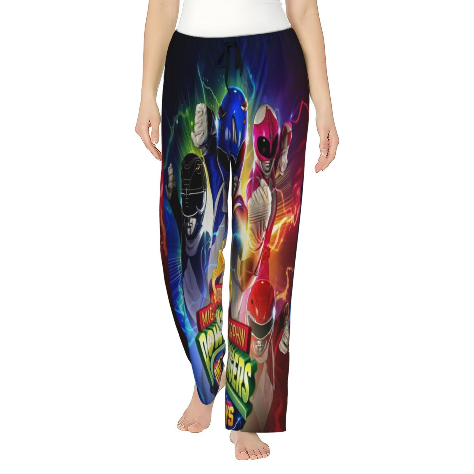Power Rangers Pajama Pants for Women Cartoon Pajama Pants All Over ...