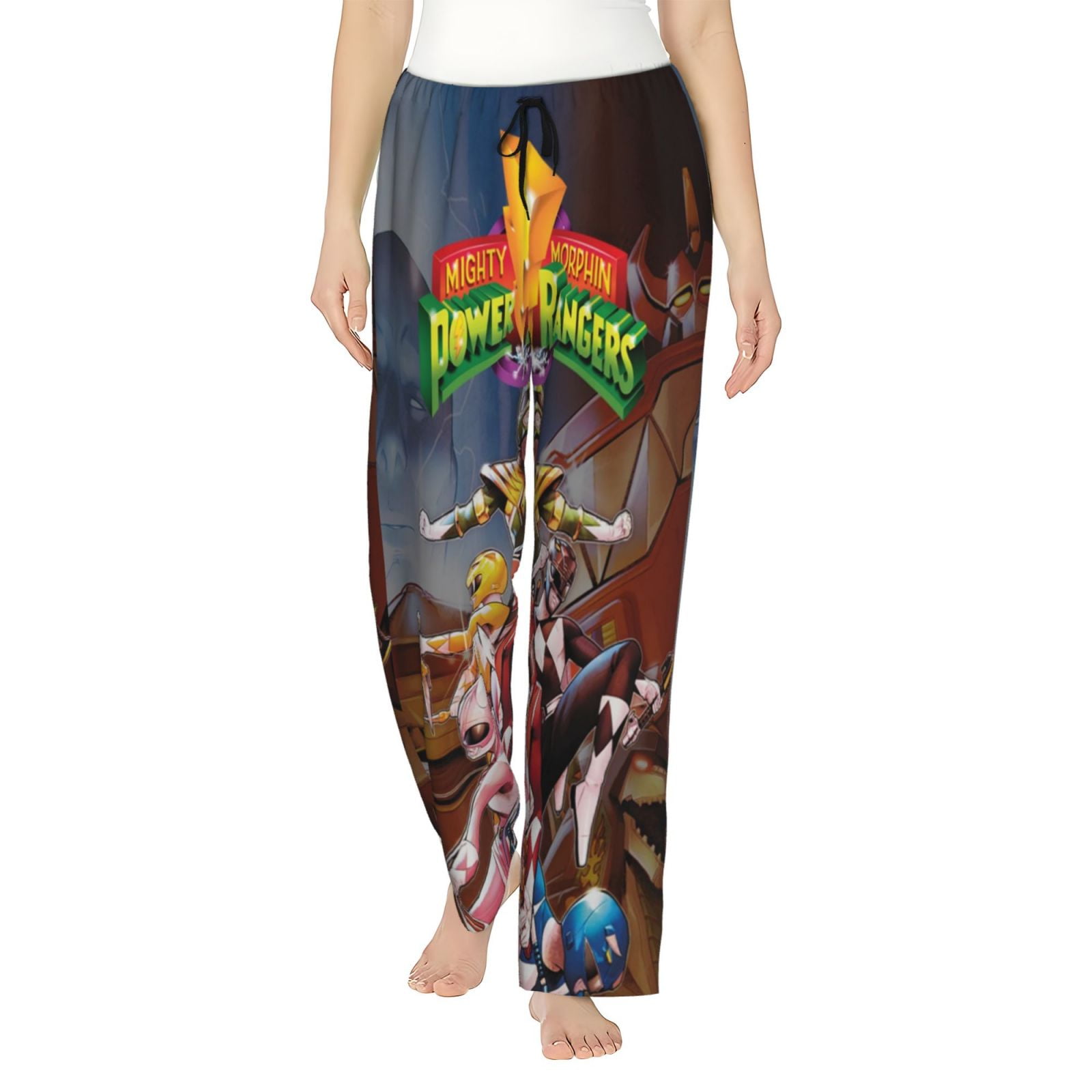 Power Rangers Pajama Pants for Women Cartoon Pajama Pants All Over ...