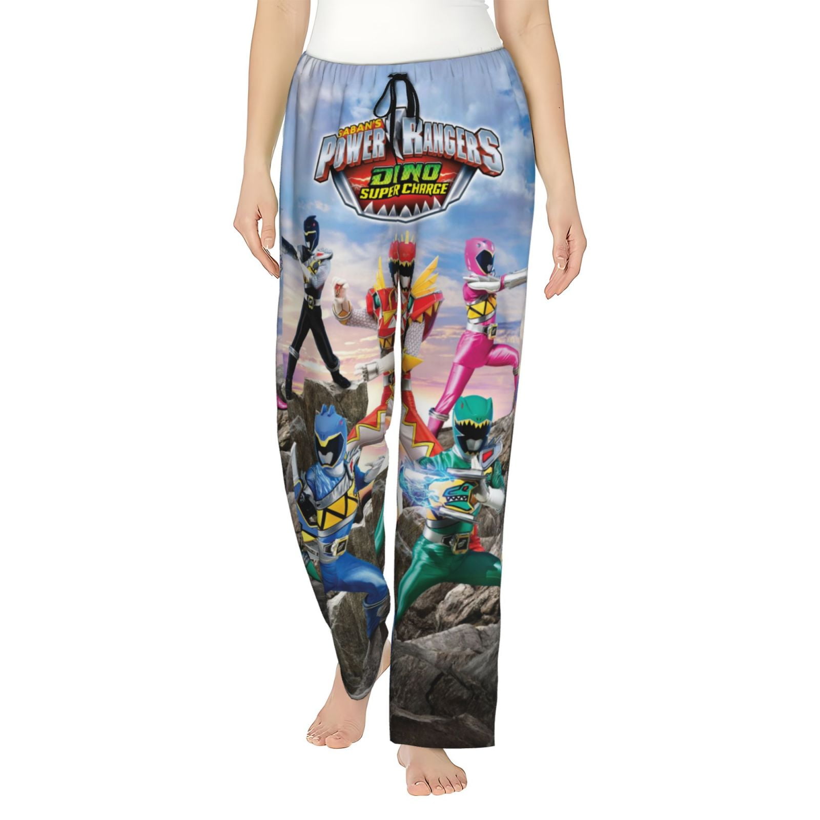 Power Rangers Pajama Pants for Women Cartoon Pajama Pants All Over ...