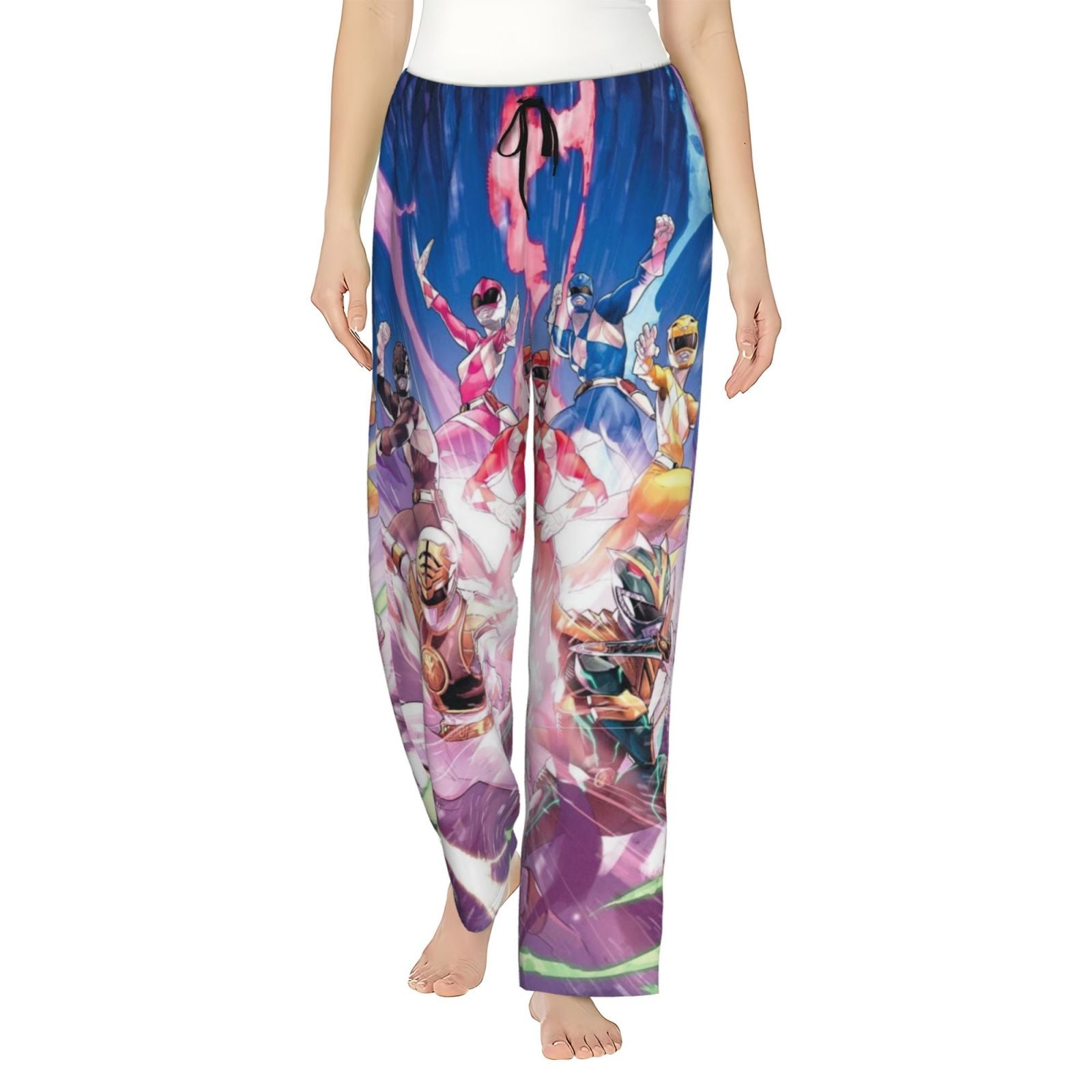 Power Rangers Pajama Pants for Women Cartoon Pajama Pants All Over ...