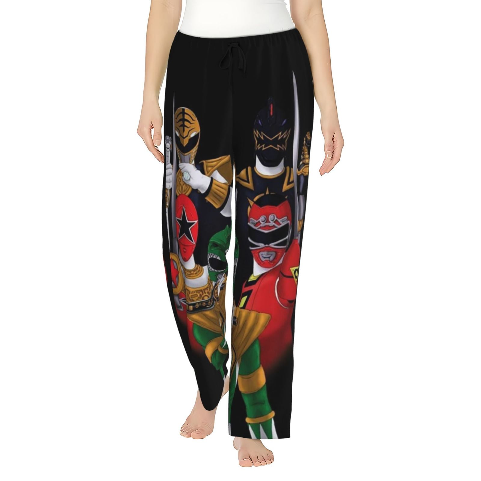 Power Rangers Pajama Pants for Women Cartoon Pajama Pants All Over ...