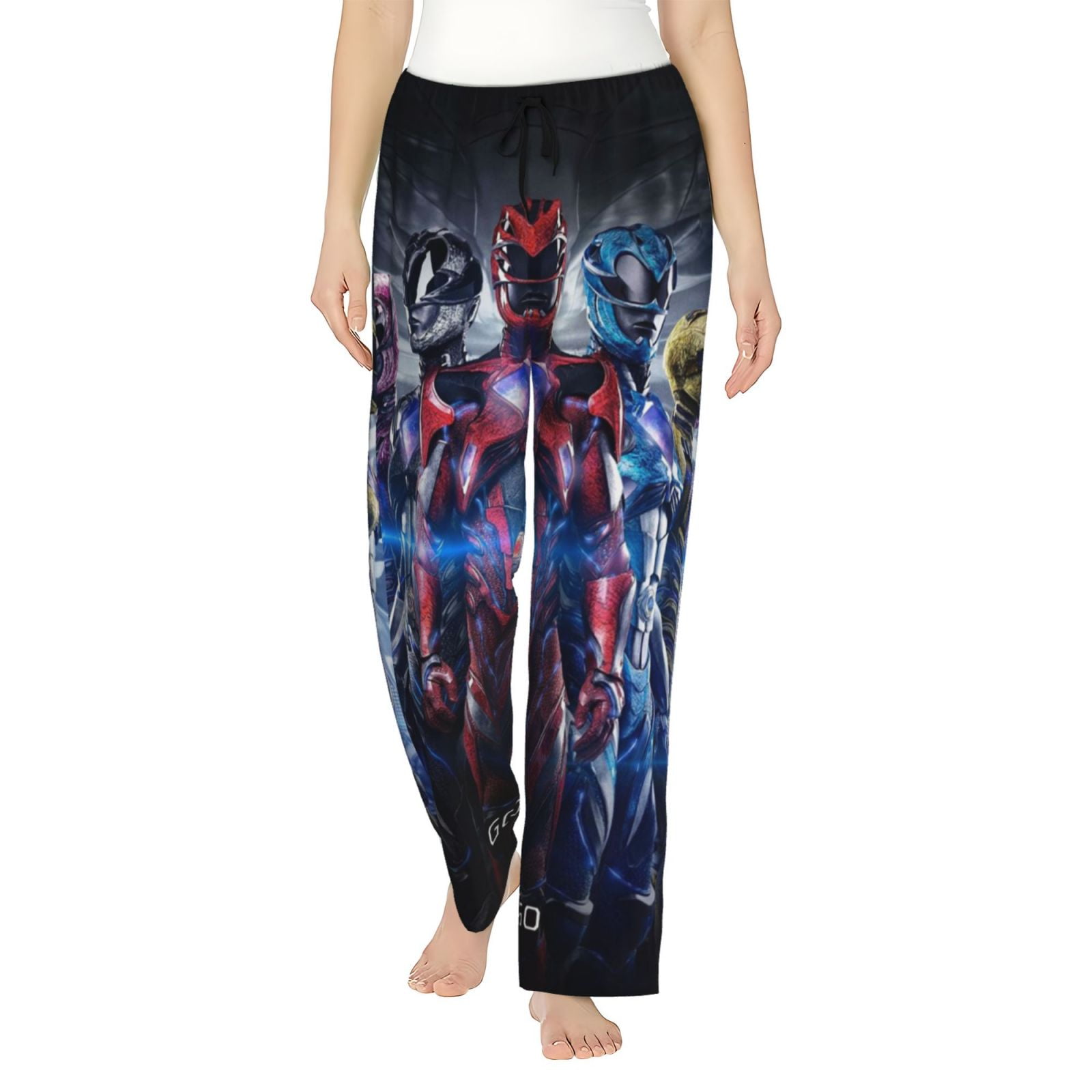 Power Rangers Pajama Pants for Women Cartoon Pajama Pants All Over ...