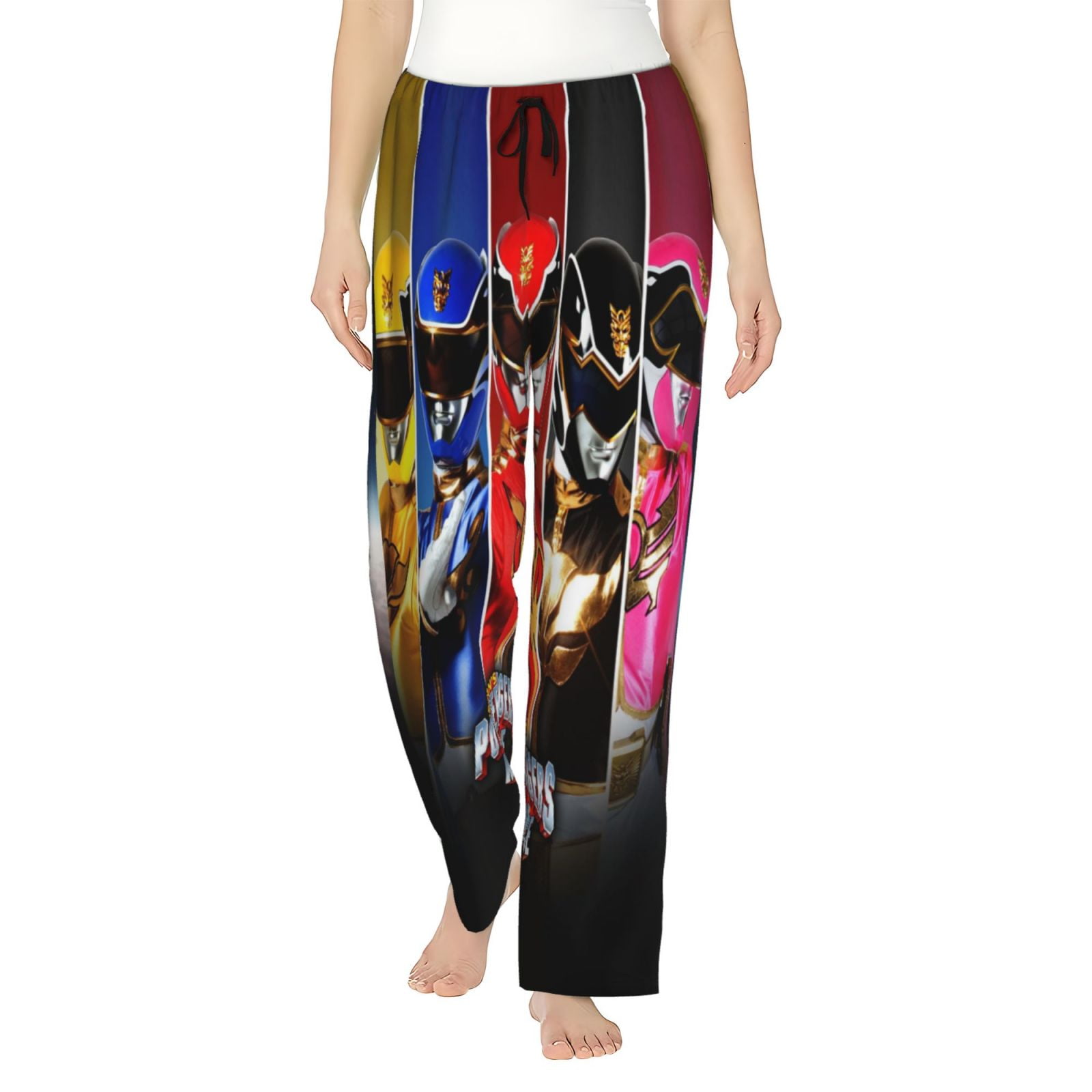 Power Rangers Pajama Pants for Women Cartoon Pajama Pants All Over ...