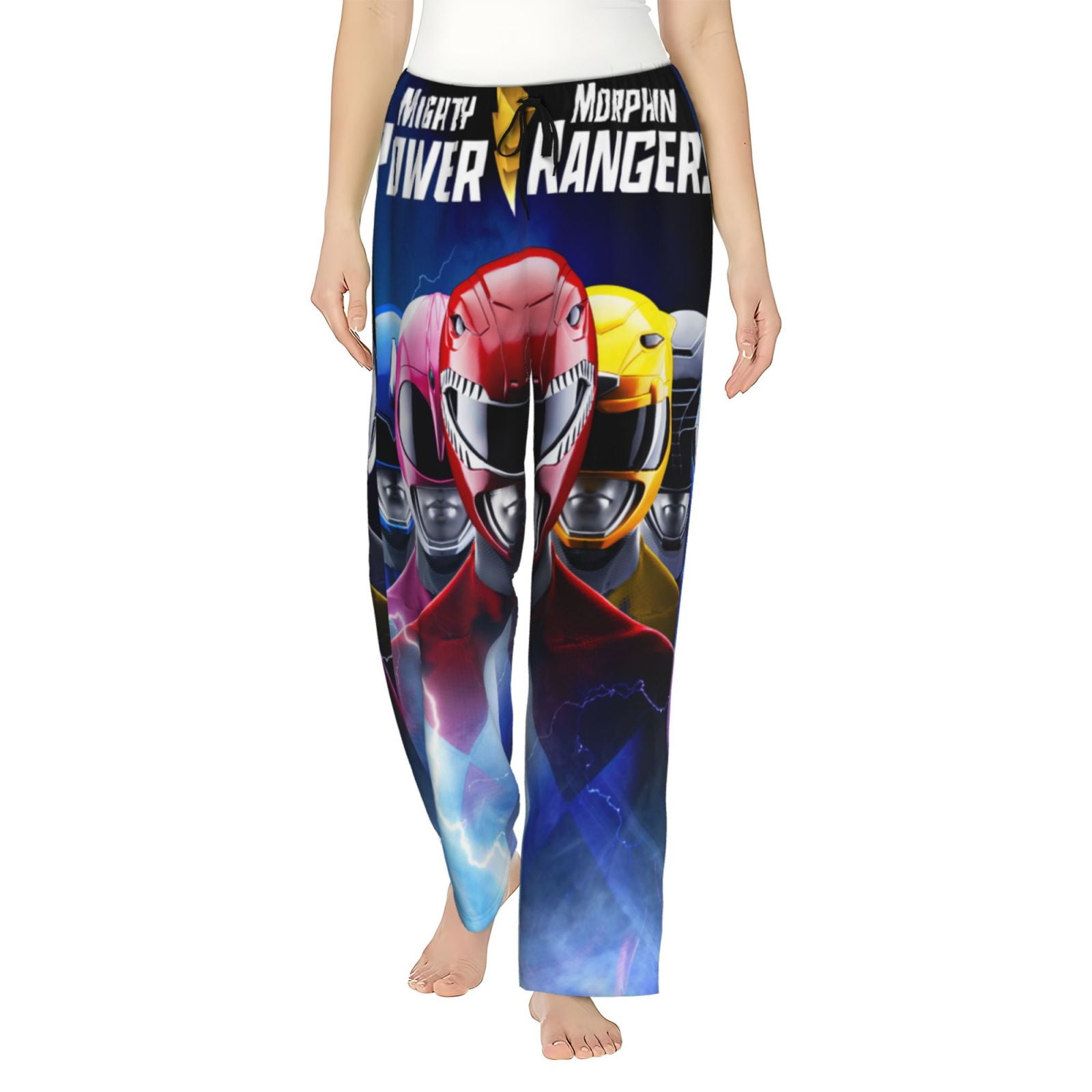 Power Rangers Pajama Pants for Women Cartoon Pajama Pants All Over ...