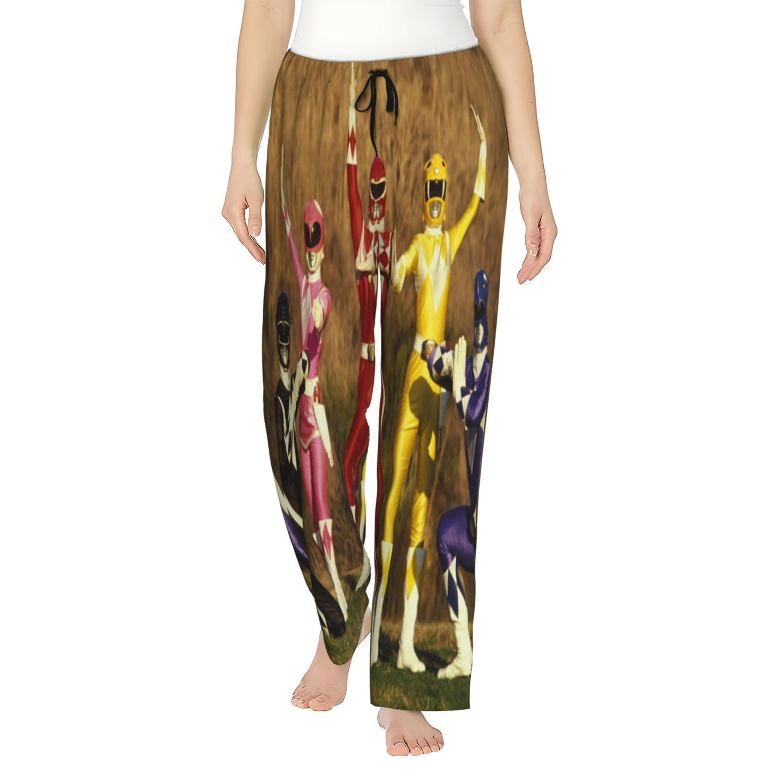 Power Rangers Pajama Pants for Women Cartoon Pajama Pants All Over ...
