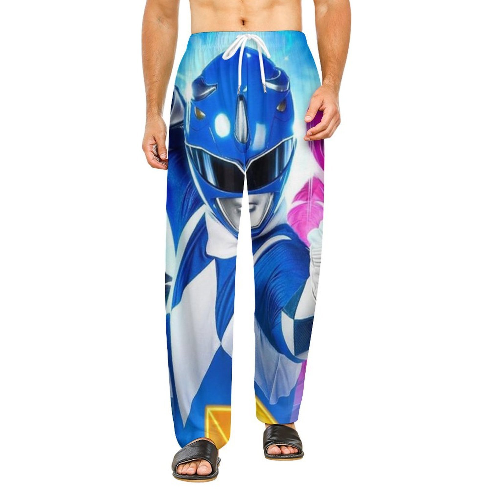 Power Rangers Pajamas Pants 3D Printing Wide Leg PJ Pant Loungewear ...