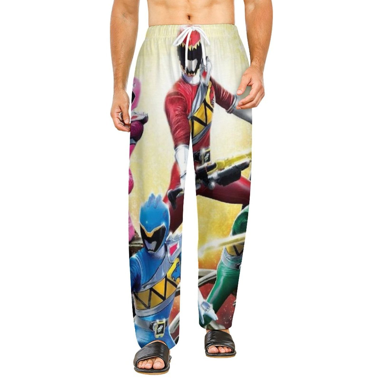 Power Rangers Pajamas Pants 3D Printing Wide Leg PJ Pant Loungewear ...