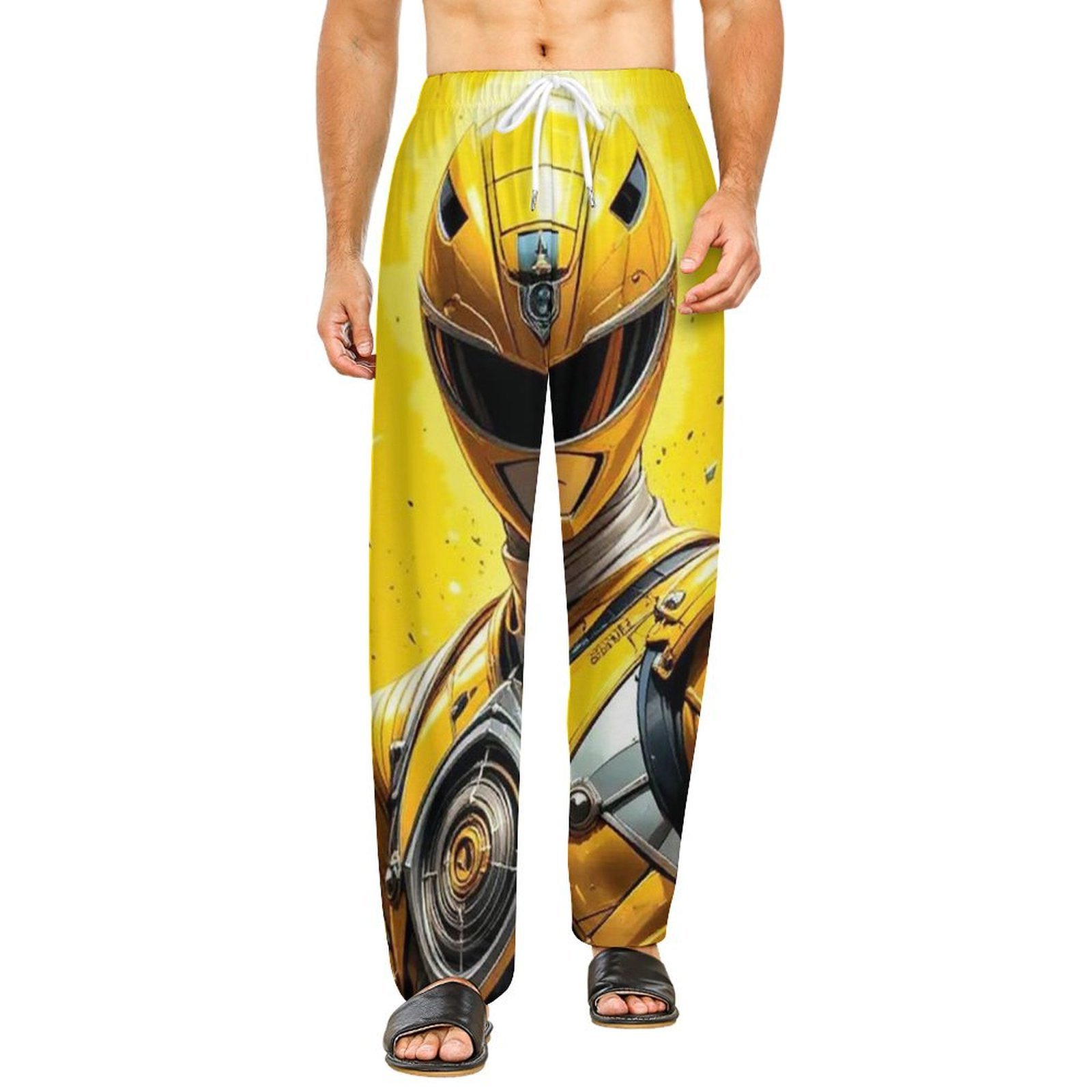 Power Rangers Pajamas Pants 3D Printing Wide Leg PJ Pant Loungewear ...