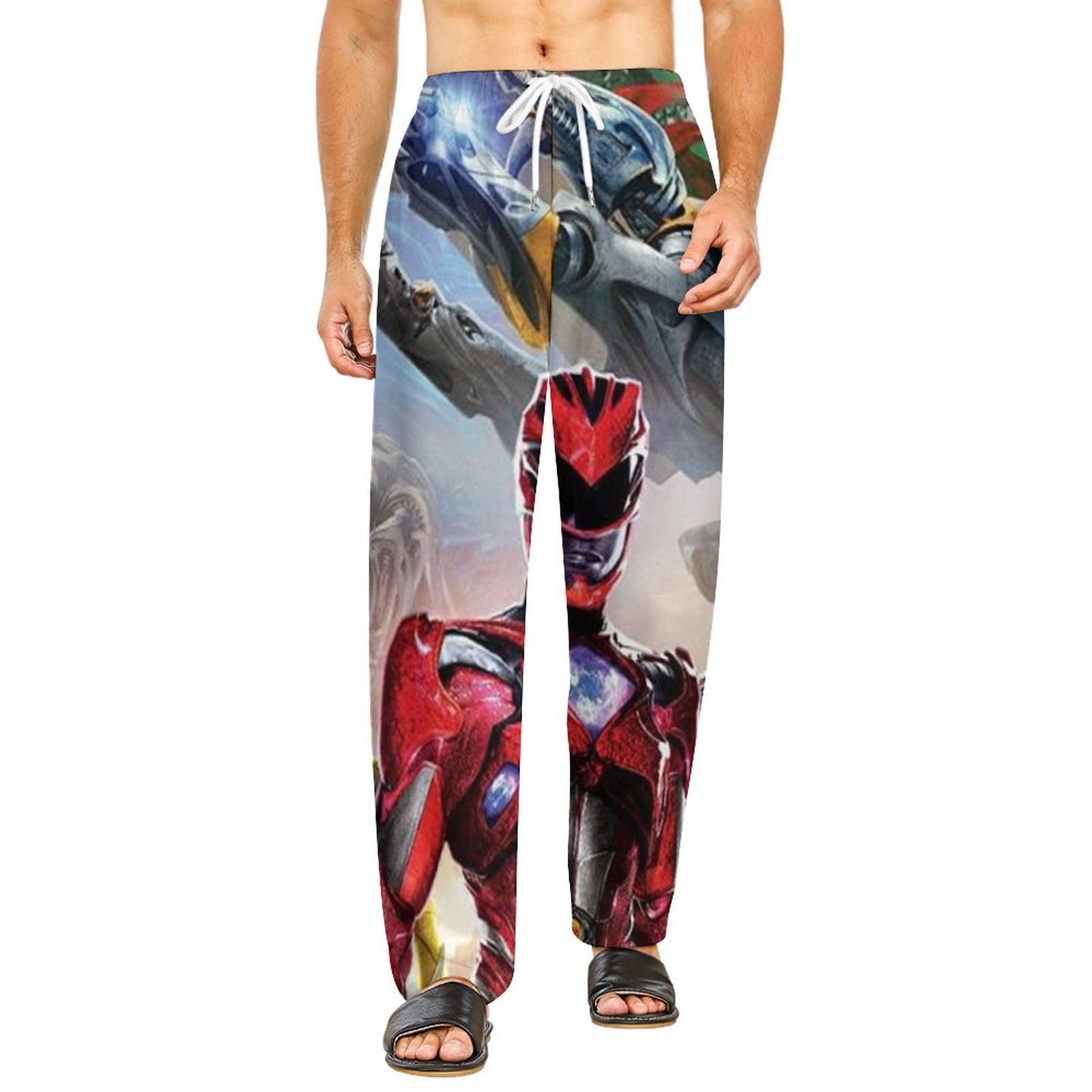 Power Rangers Pajamas Pants 3D Printing Wide Leg PJ Pant Loungewear ...