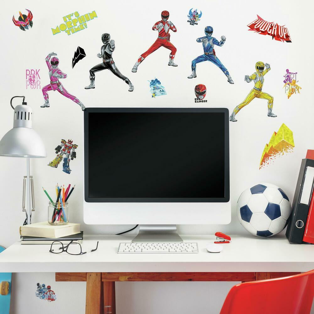 Power Rangers Peel and Stick Wall Decals - Walmart.com