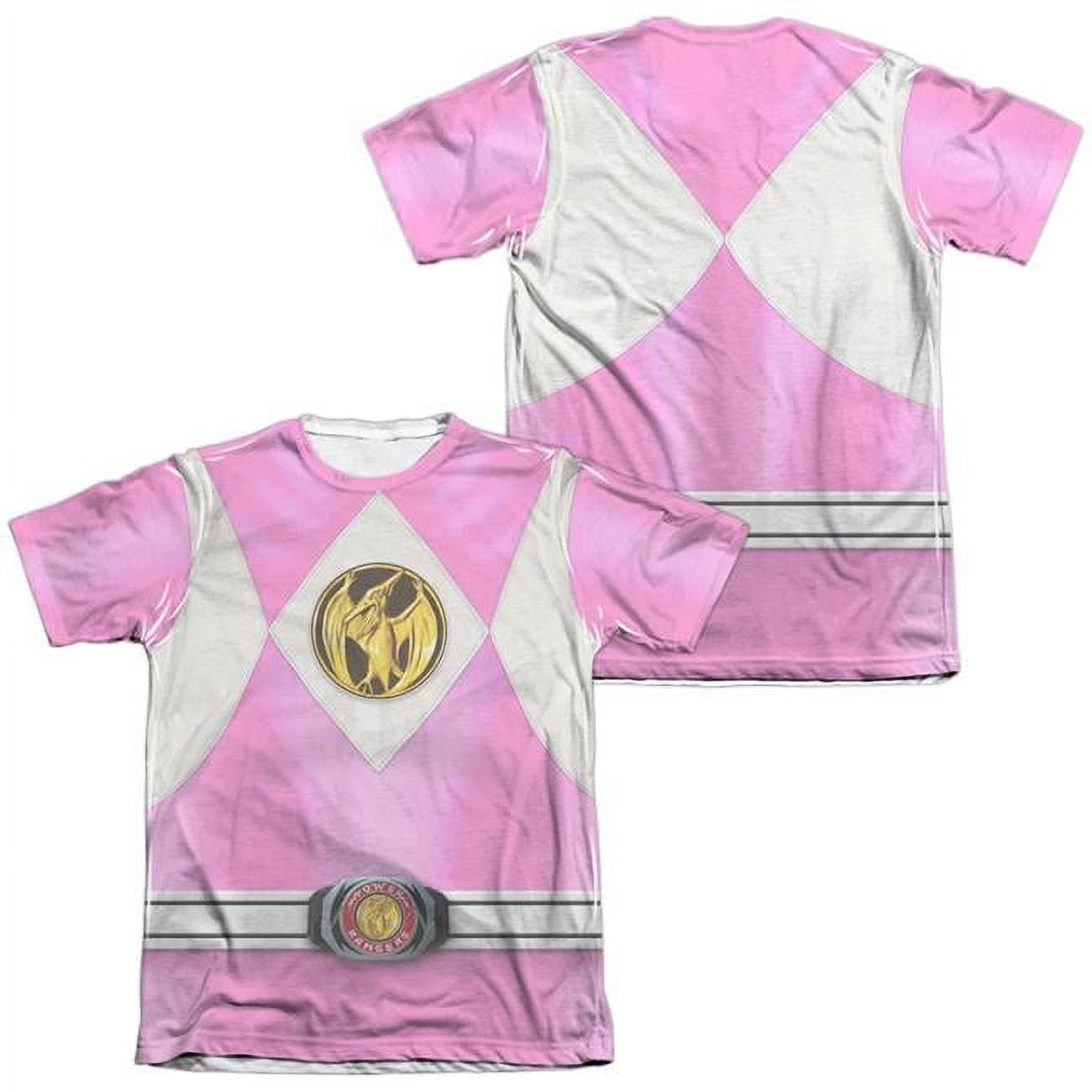 Power Rangers - Pink Ranger Emblem (Front/Back Print) - Short Sleeve ...