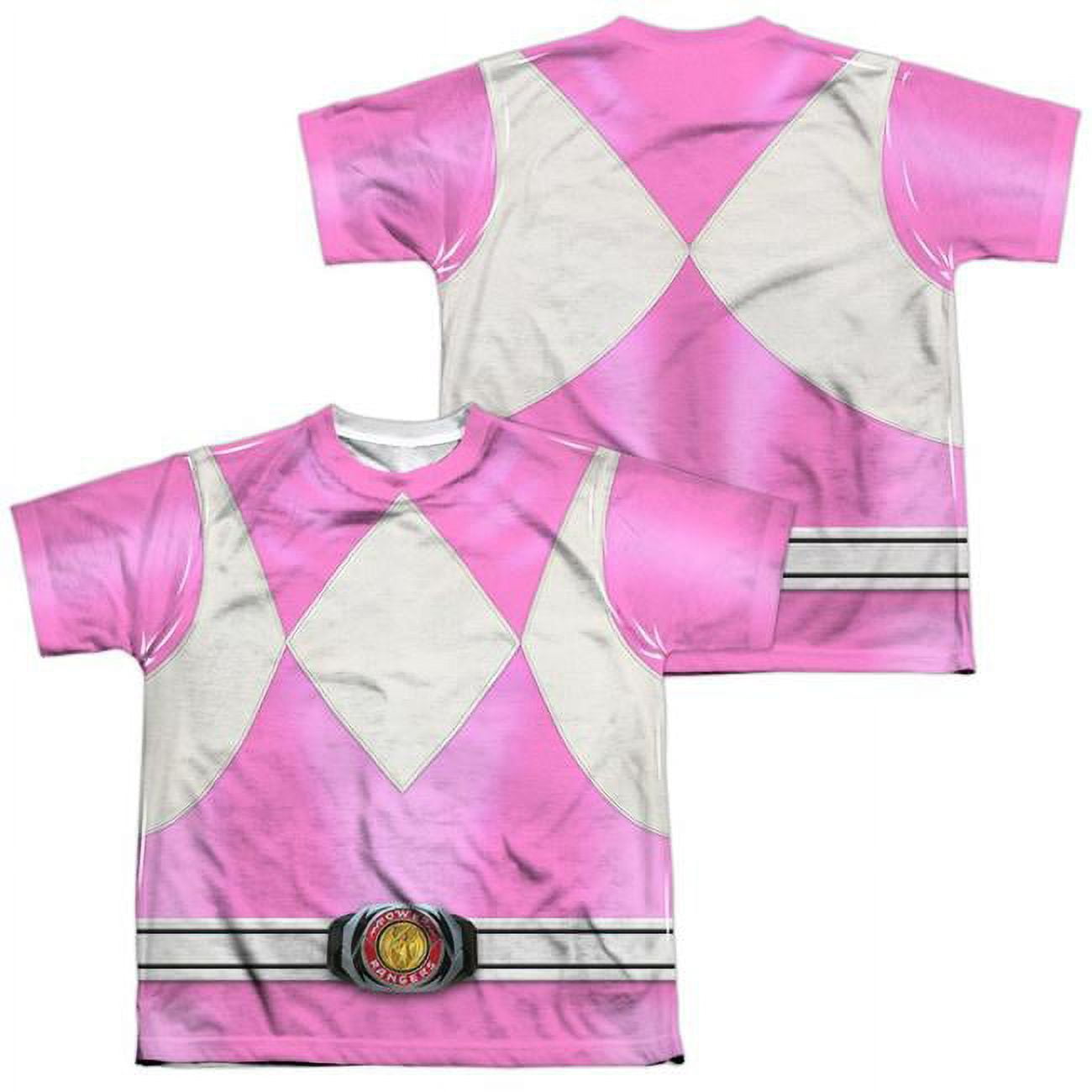 Power Rangers - Pink Ranger (Front/Back Print) - Youth Short Sleeve ...