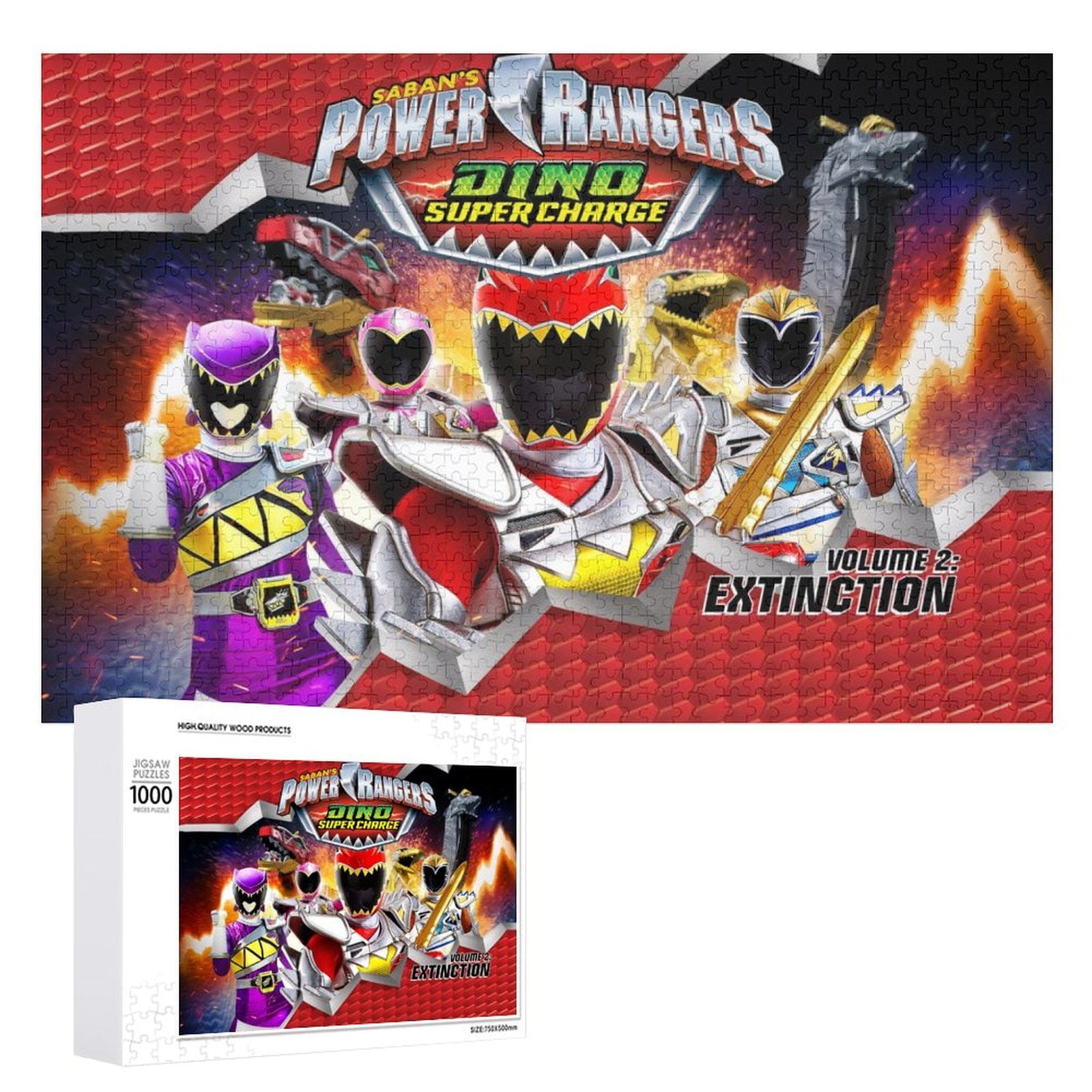 Power Rangers Puzzle - 1000 PCS Jigsaw Puzzle - Walmart.com
