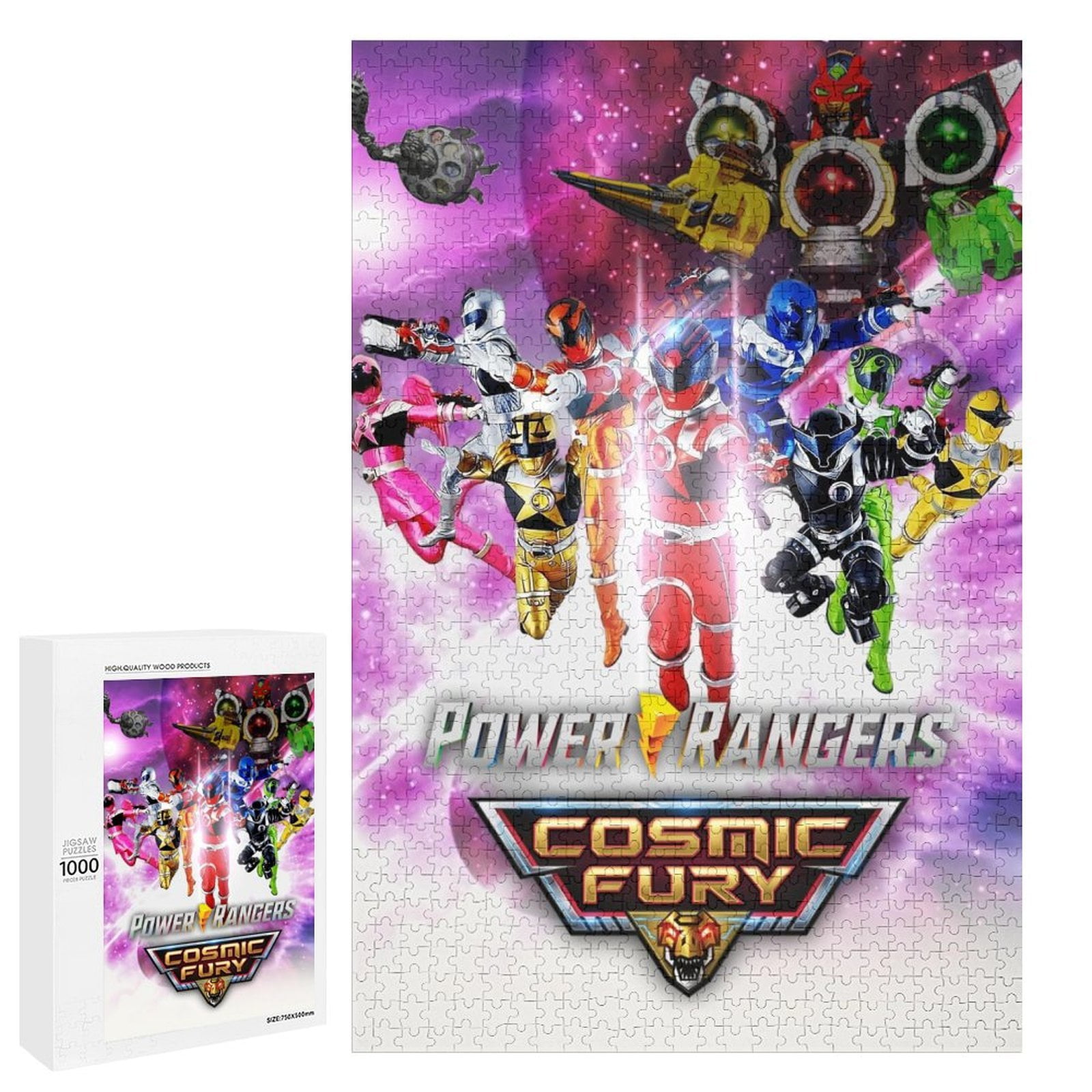 Power Rangers Puzzle - 1000 PCS Jigsaw Puzzle - Walmart.com