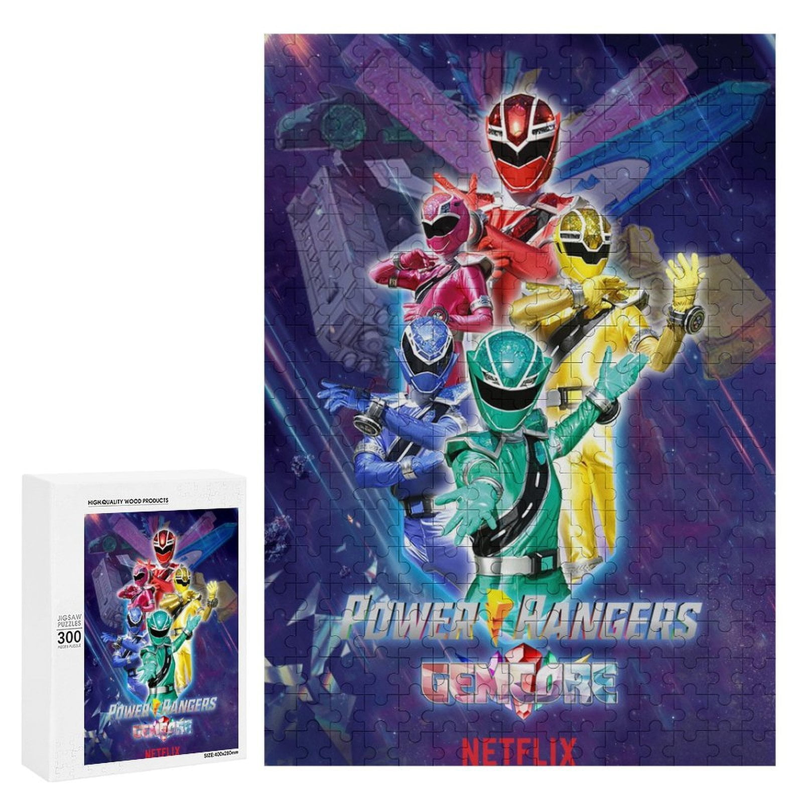 Power Rangers Puzzle - 300 PCS Jigsaw Puzzle - Walmart.com