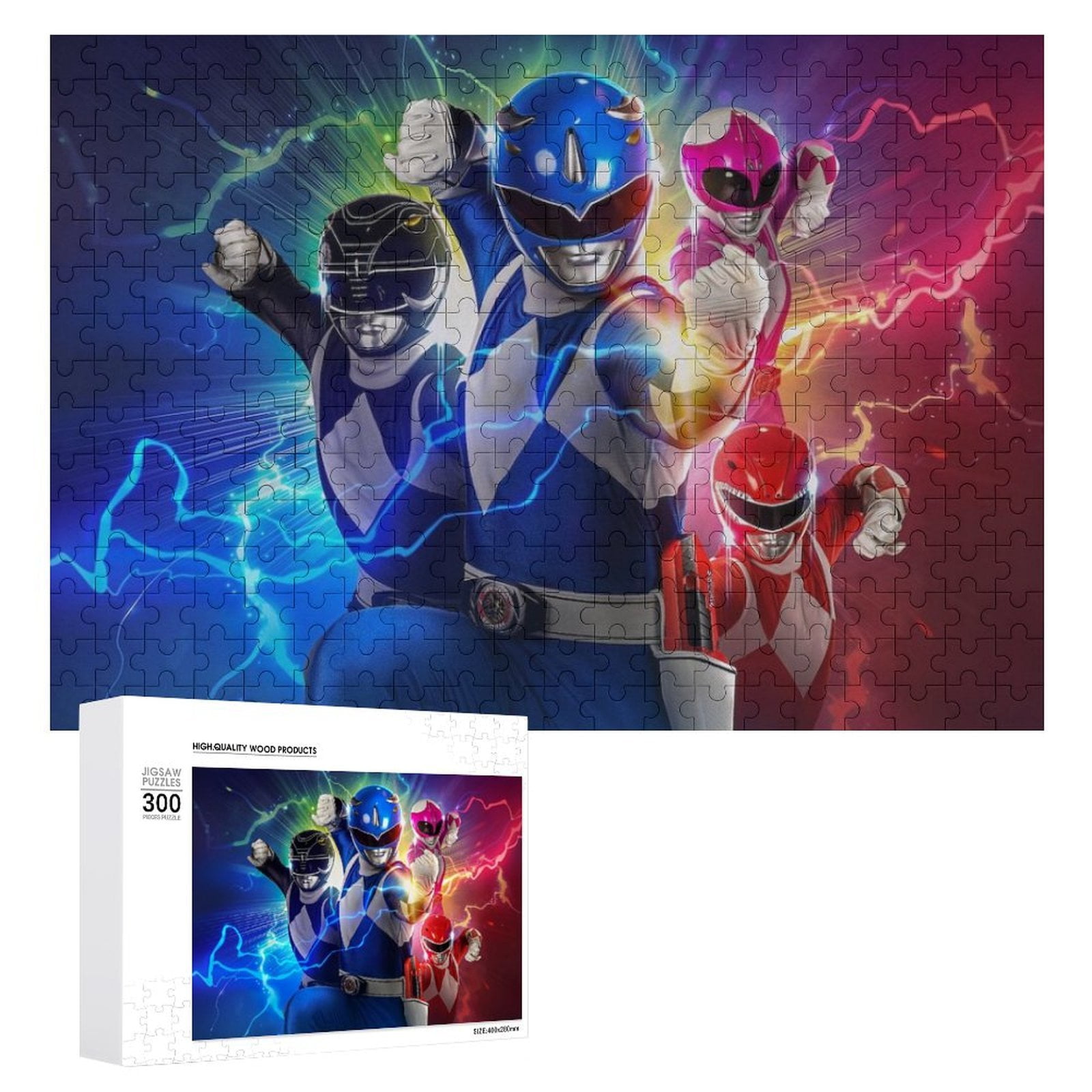 Power Rangers Puzzle - 300 PCS Jigsaw Puzzle - Walmart.com