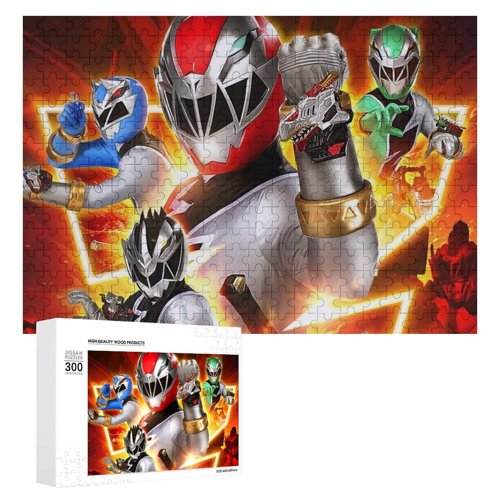 Power Rangers Puzzle - 300 PCS Jigsaw Puzzle - Walmart.com