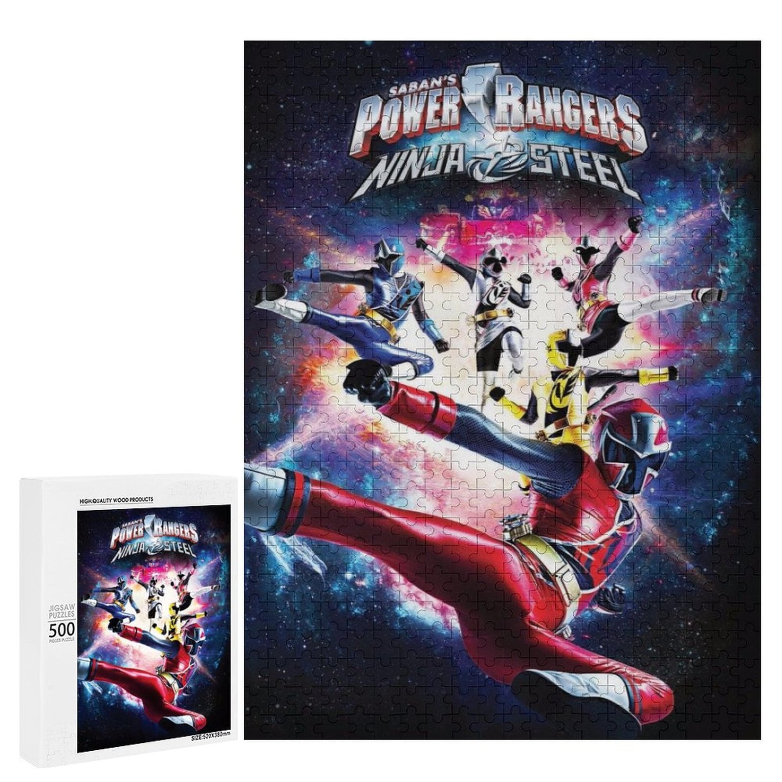 Power Rangers Puzzle - 500 PCS Jigsaw Puzzle - Walmart.com
