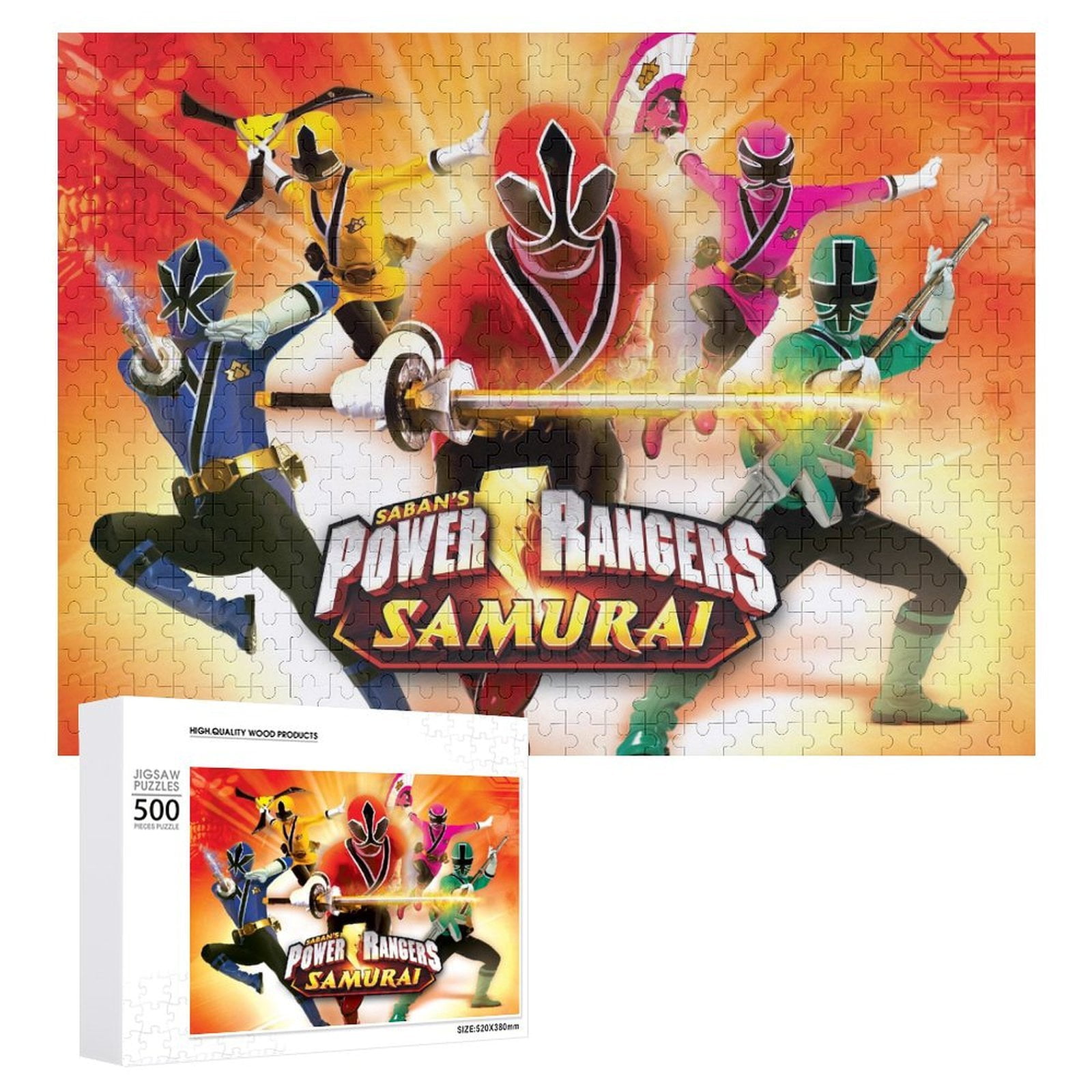 Power Rangers Puzzle - 500 PCS Jigsaw Puzzle - Walmart.com
