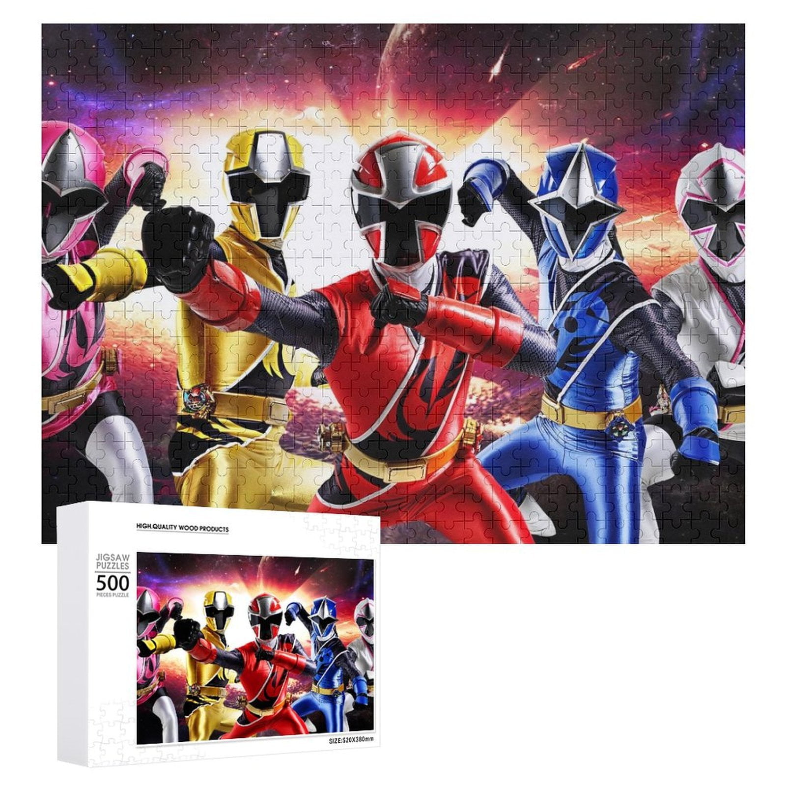 Power Rangers Puzzle - 500 PCS Jigsaw Puzzle - Walmart.com