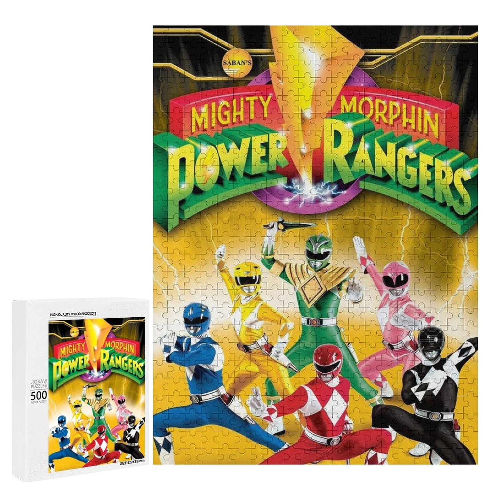 Power Rangers Puzzle - 500 PCS Jigsaw Puzzle - Walmart.com