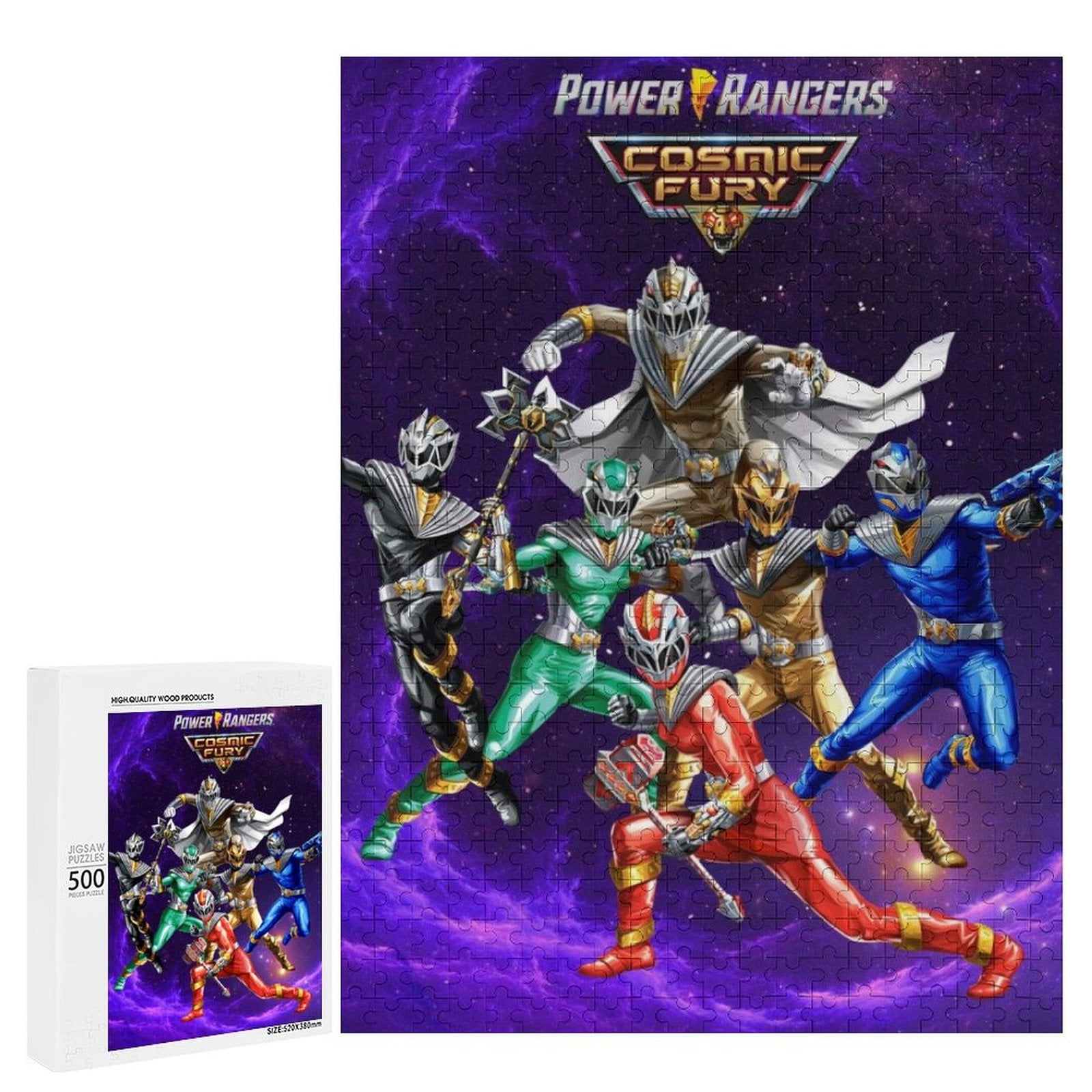 Power Rangers Puzzle - 500 PCS Jigsaw Puzzle - Walmart.com