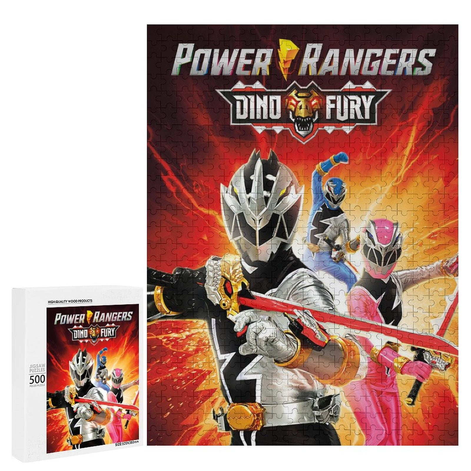 Power Rangers Puzzle - 500 PCS Jigsaw Puzzle - Walmart.com