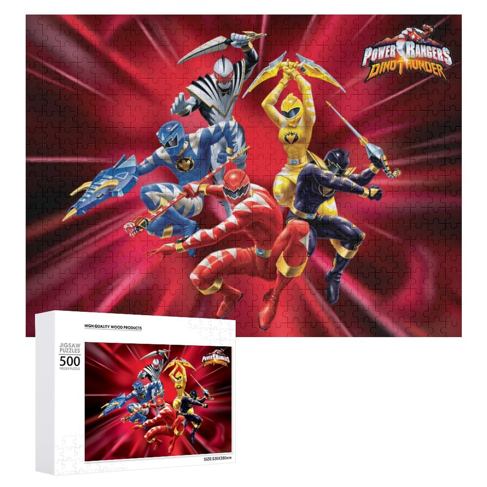 Power Rangers Puzzle - 500 PCS Jigsaw Puzzle - Walmart.com