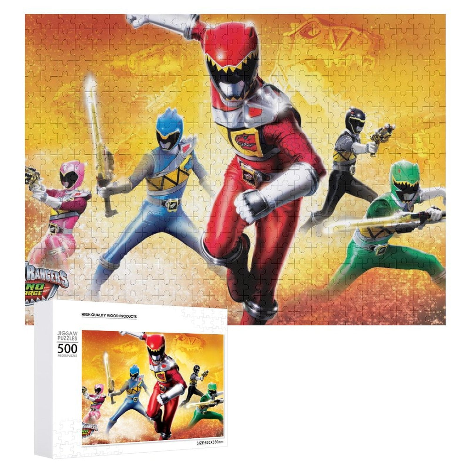 Power Rangers Puzzle - 500 PCS Jigsaw Puzzle - Walmart.com