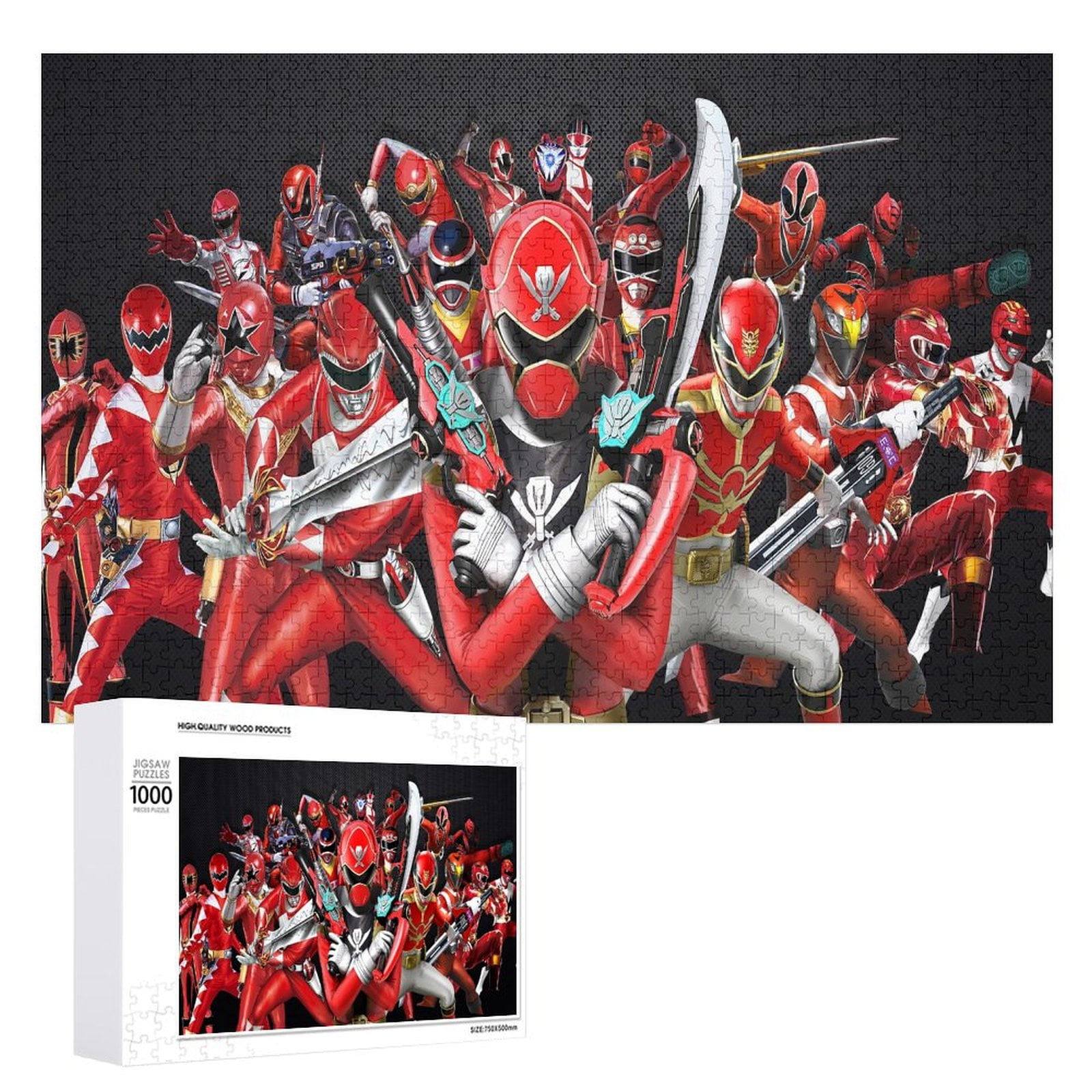 Power Rangers Puzzle For Adults & Kids - 1000 PCS Jigsaw Puzzle For ...