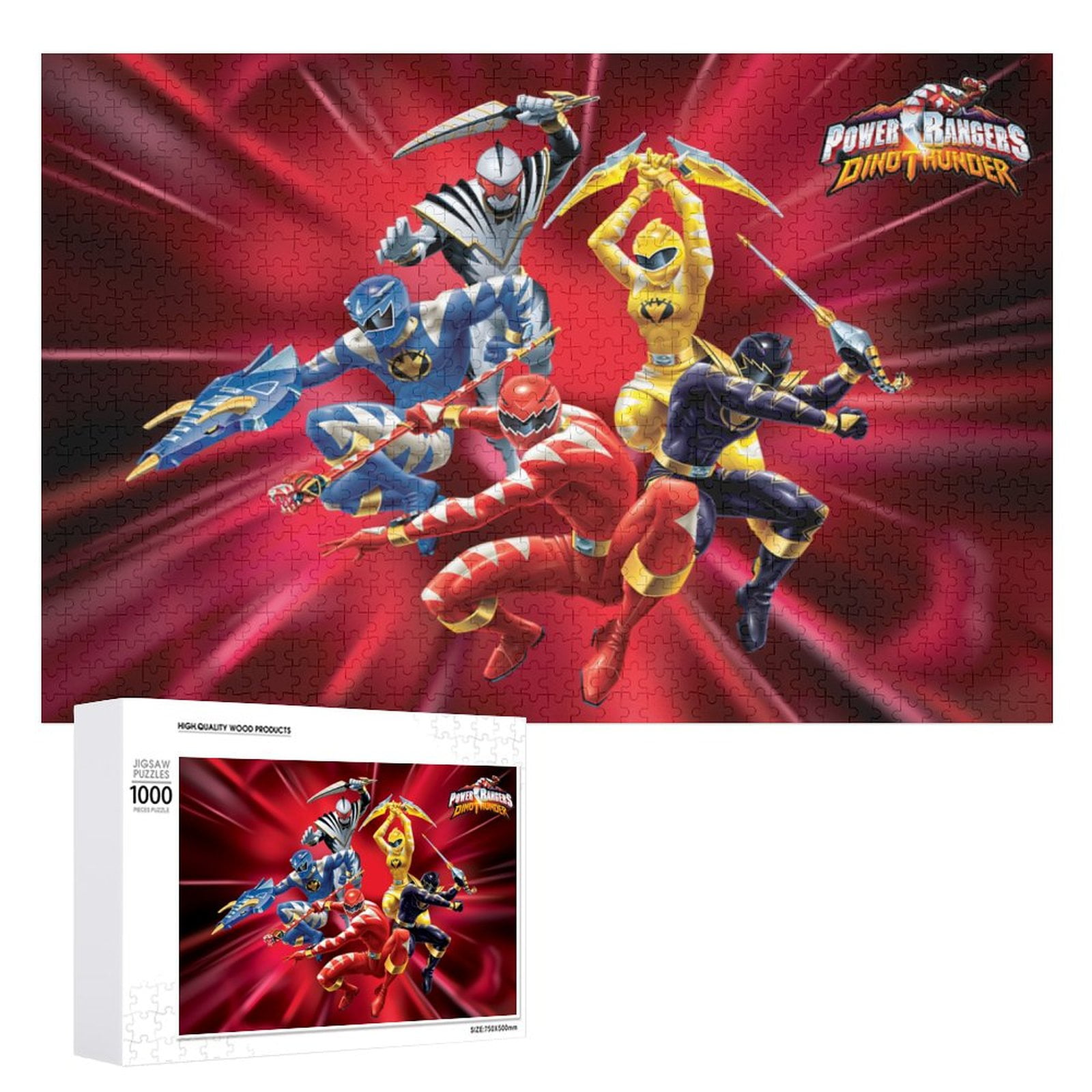 Power Rangers Puzzle For Adults & Kids - 1000 PCS Jigsaw Puzzle For ...